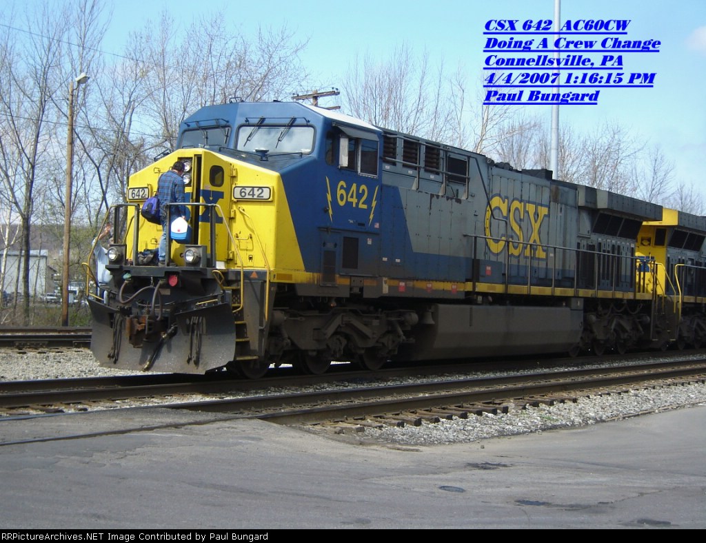 CSX 642 AC60CW April 04, 2007